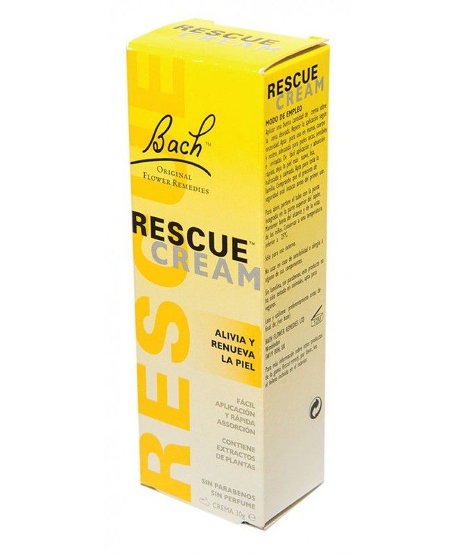 Bach Rescue Cream 30 gr de Bach Rescue 266095 Flores de Bach — La ...