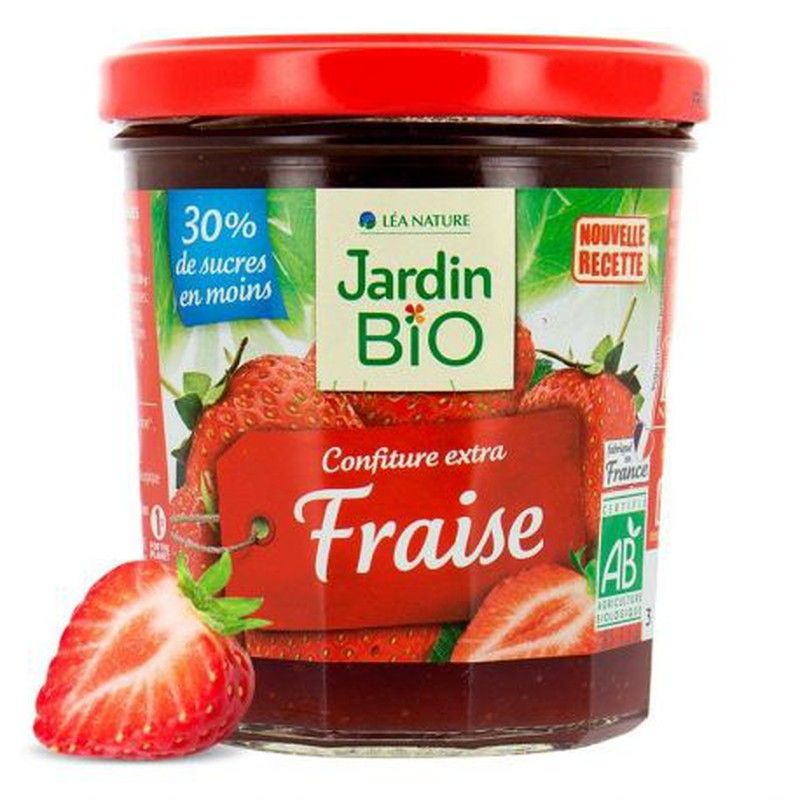 Biofruits Mermelada de Fresa 320g de Jardin Bio 396534 salsa — La ...
