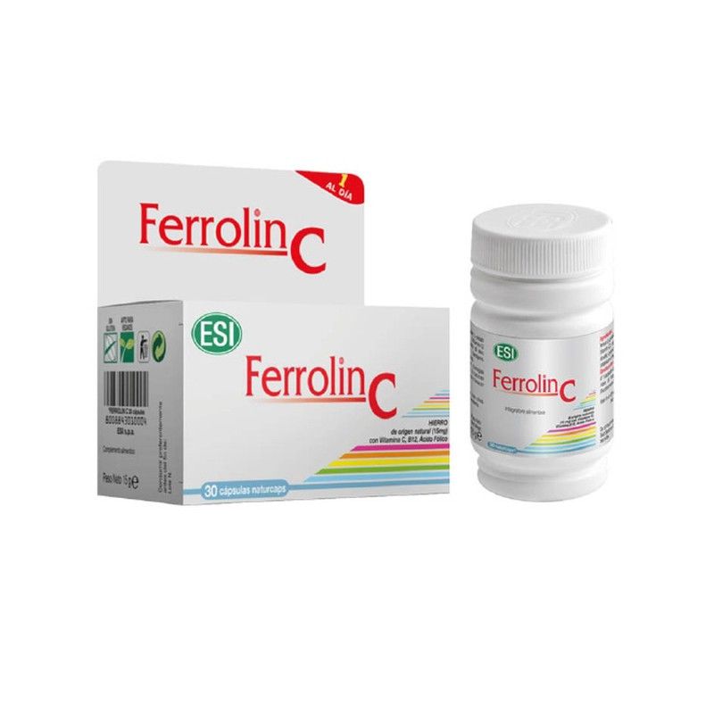 Ferrolin C 500 mg x 30 cápsulas 370459 minerales — La Dietética Barcelona