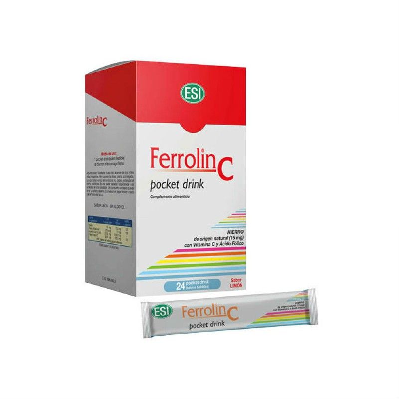 Ferrolin C pocket drink (24sob ) 370460 minerales — La Dietética Barcelona