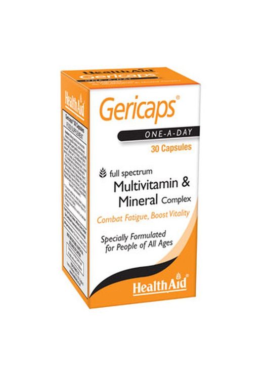 Gericaps 30 cápsulas de Health-Aid 633110 multivitamínico — La Dietética Barcelona