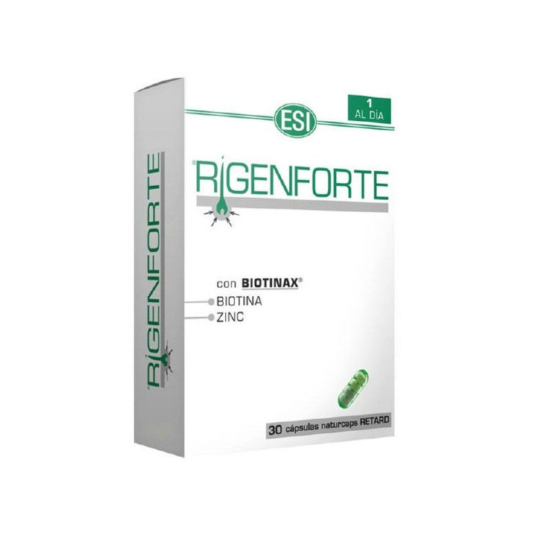 Rigenforte con biotinax 30 cápsulas 370400 vista — La Dietética Barcelona