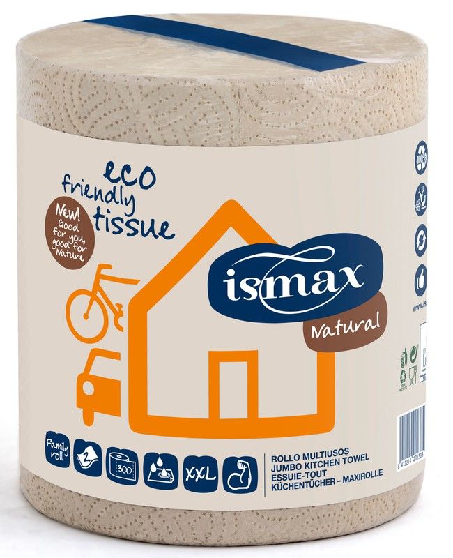 Rollo Papel Multiusos Ecológico 2 Capas 1/U de Ismax 267846 — La ...