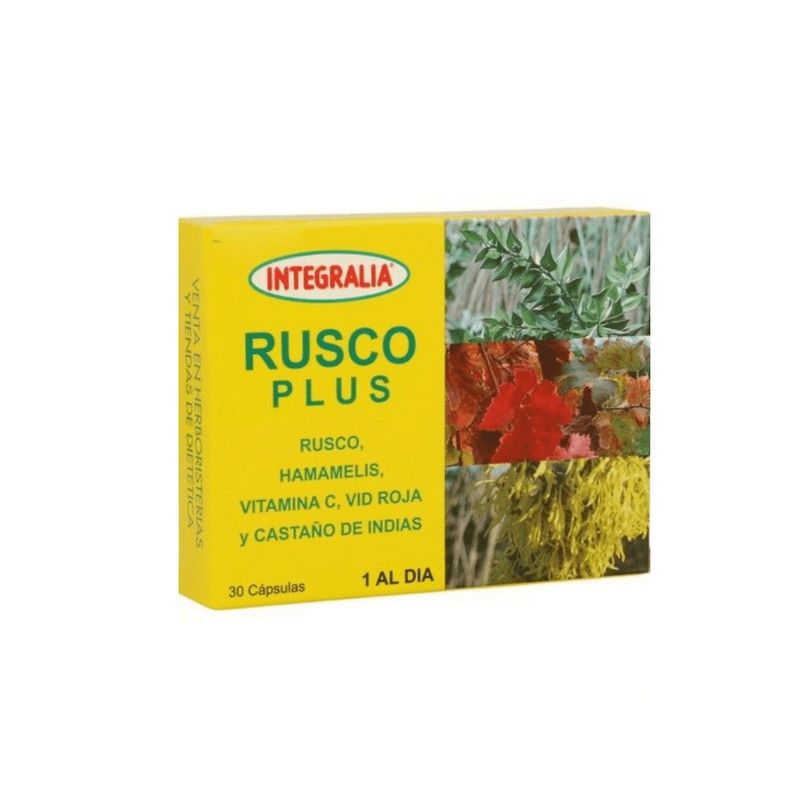 Rusco Plus 30 Capsulas de Integralia 097436 circulatorio — La Dietética ...
