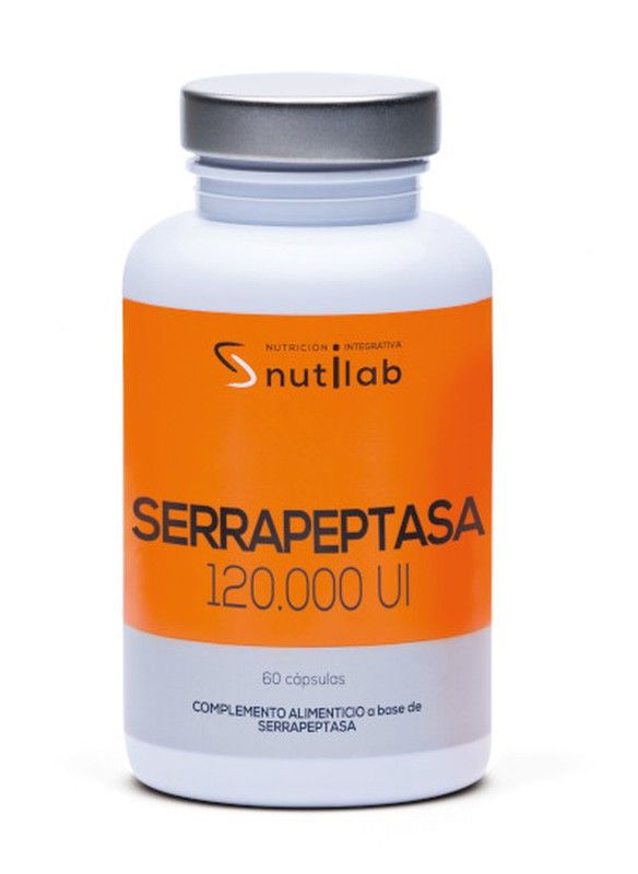 Serrapeptasa 120 000ui 60 capsulas 637561 enzimas — La Dietética Barcelona