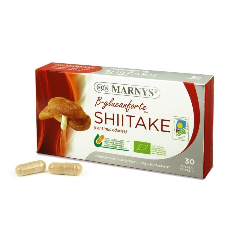 Shiitake bio 30 cápsulas vegetales x 400mg 399286 defensas — La ...