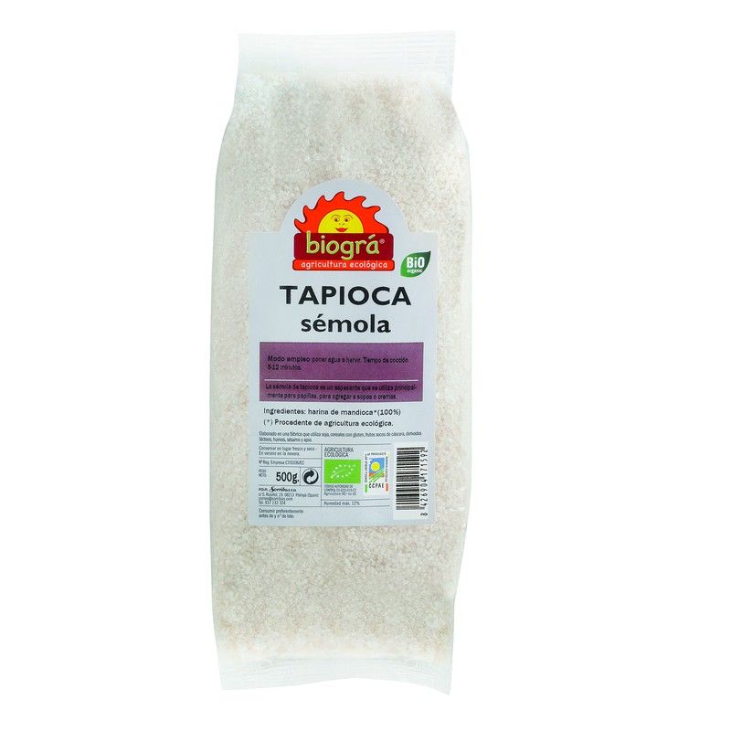 Tapioca Semola Bio 500 Gr 015223 cereales — La Dietética Barcelona