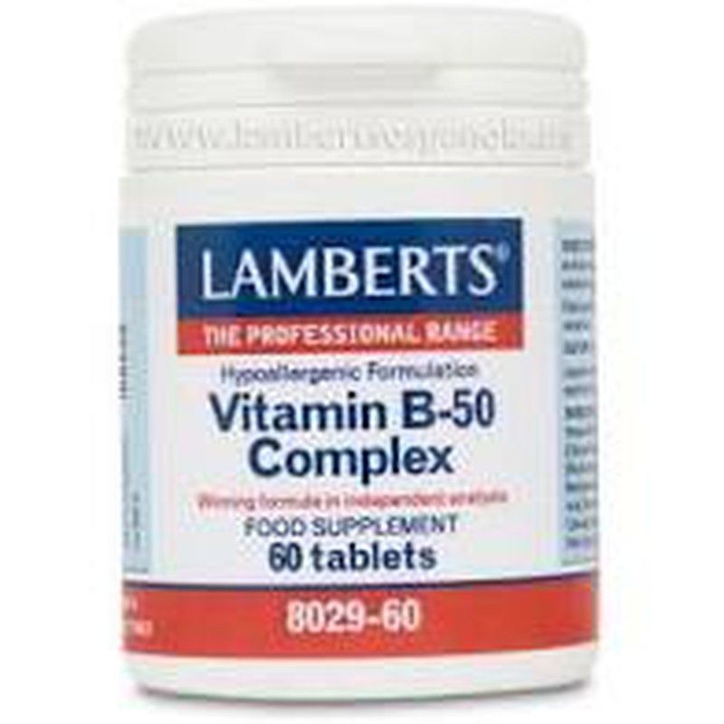Vit B 50 Complex 60 tabletas 274029 vitaminas — La Dietética Barcelona